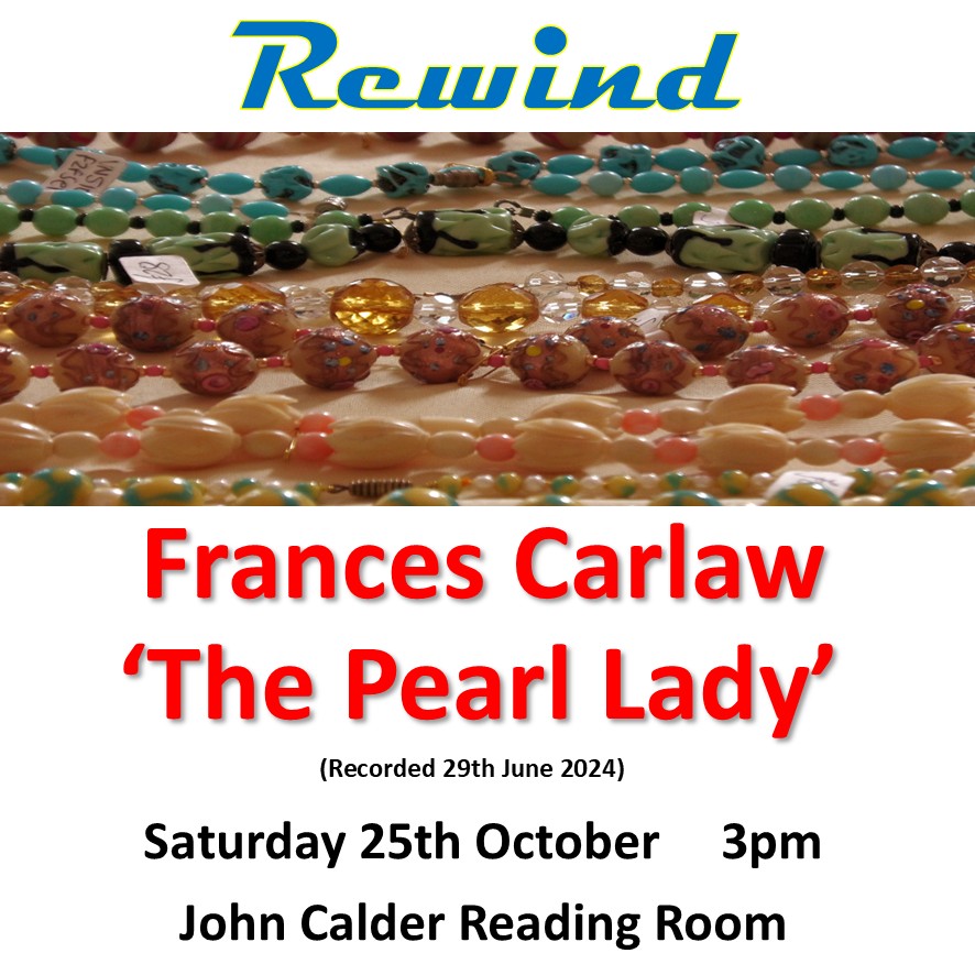 Rewind Film - The Pearl Lady - Scottish Arts Club